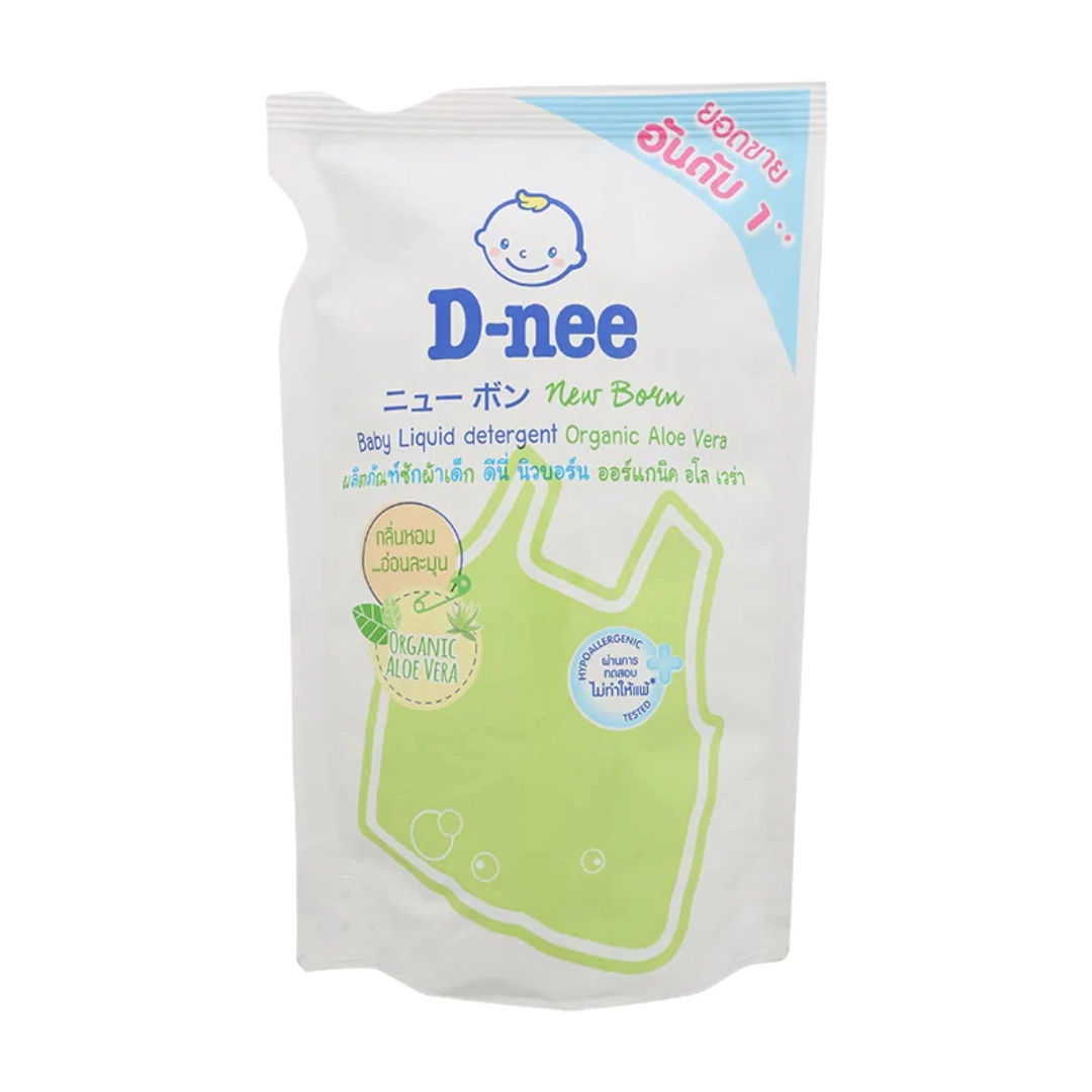 D-nee New Born Organic Aloe Vera Liquid detergent Refill 550ml