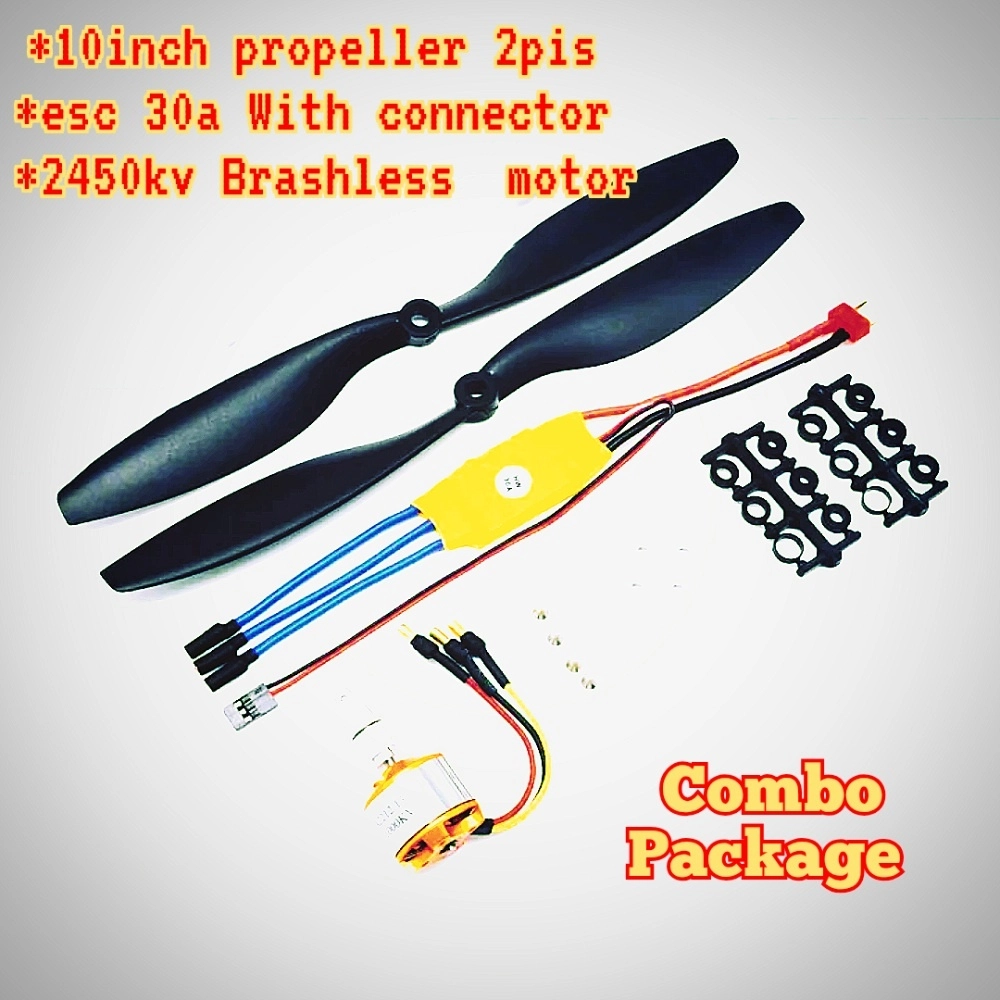 Motor + Propeller + ESC Combo Pack rc project