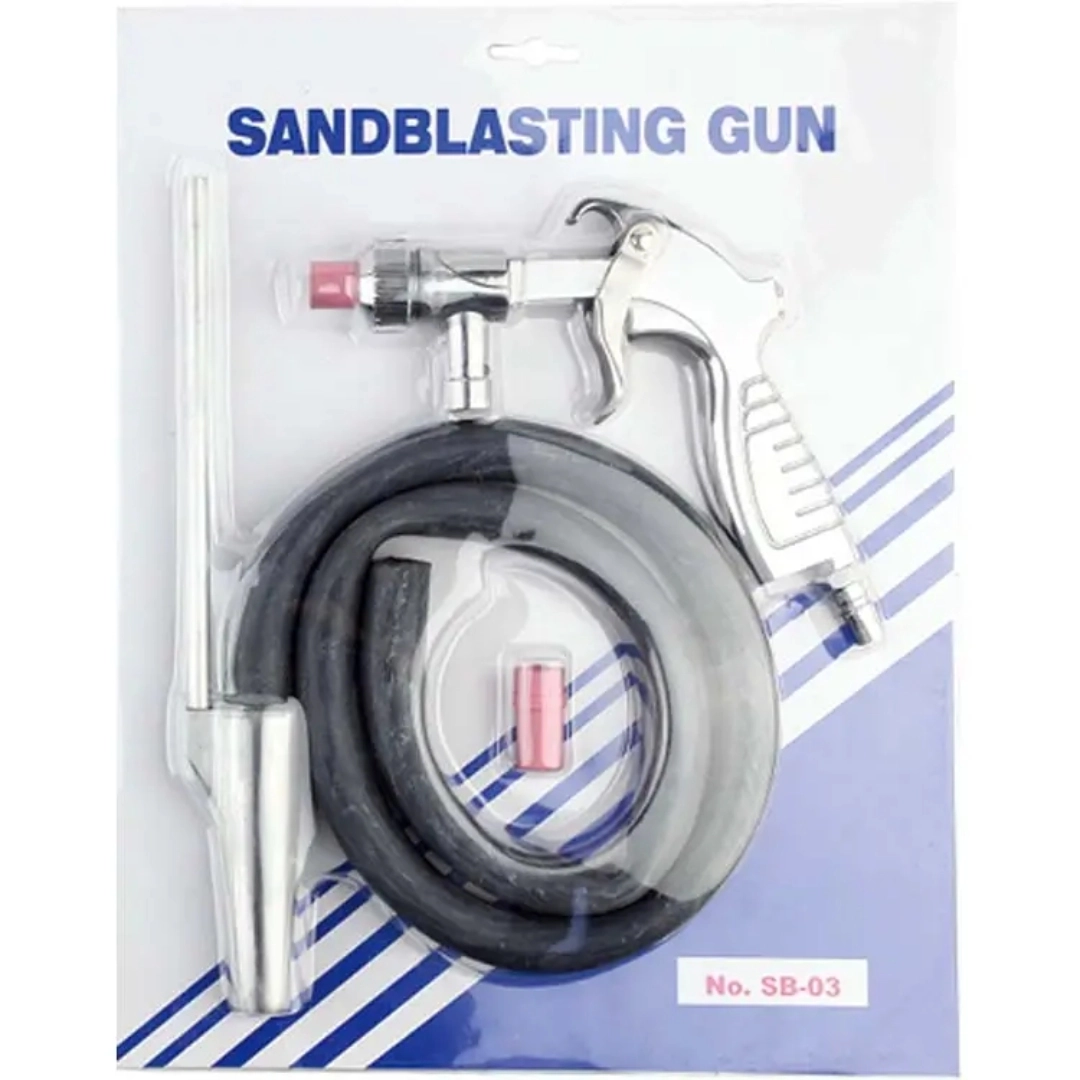 Heavy Duty Sandblasting Gun for Rust Removal & Surface Cleaning ...