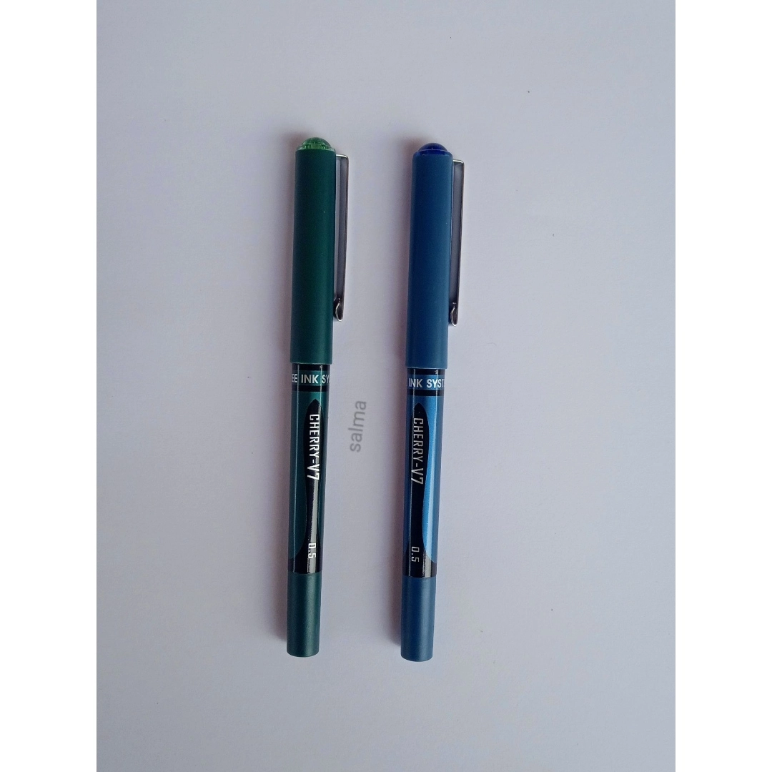 cherry -v7 free ink Roller pen blue ink (0.5mm)
