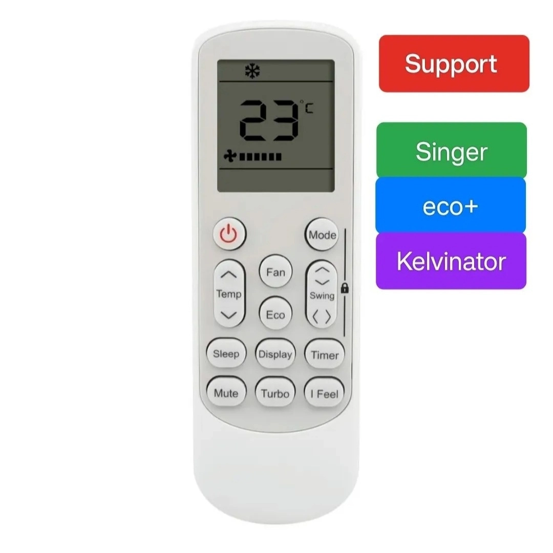 Air -conditioning Remote control For Singer eco+kelvinator support Ac ...