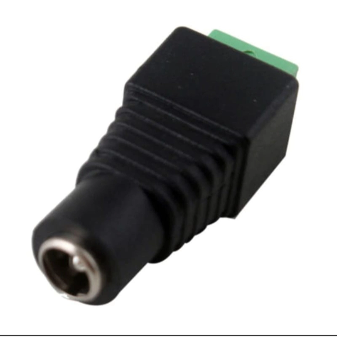 Female DC Power Jack Adapter Connector Plug, specifically a 5.5x2.1mm ...
