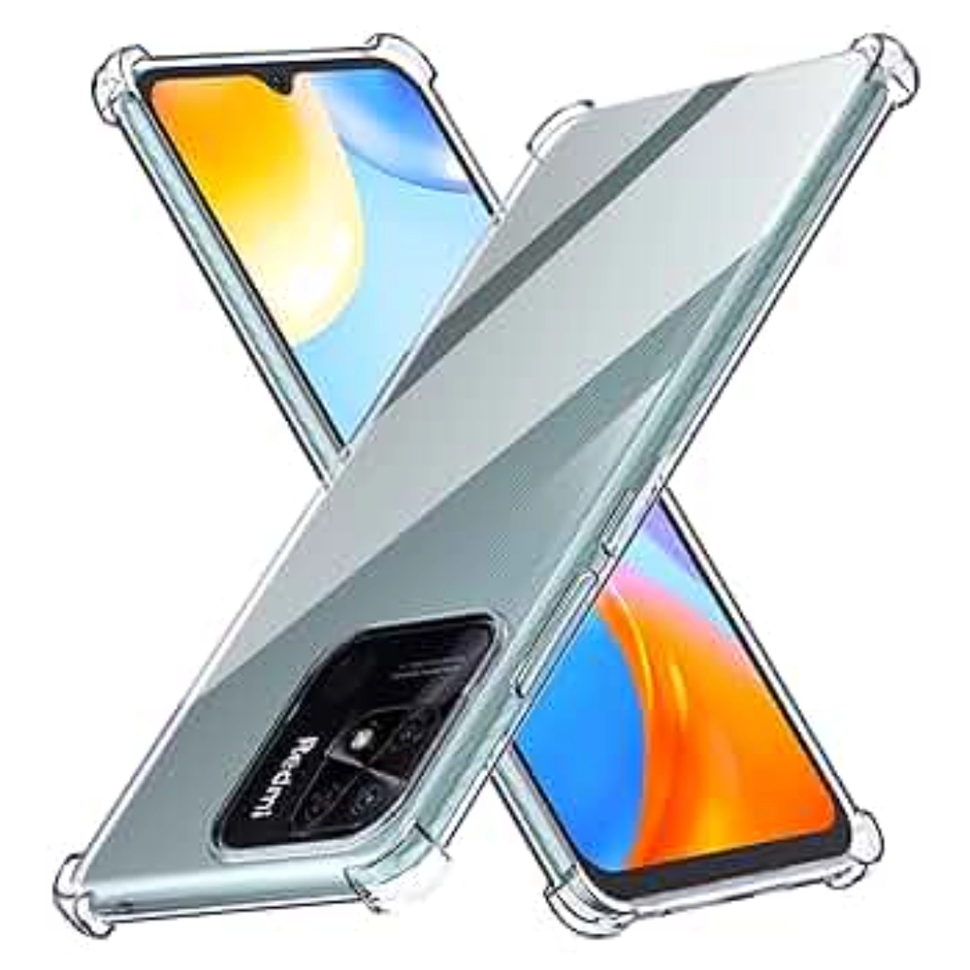 Redmi 10C Transparent Clear Slim Soft Cover Skin Gel TPU Case Cover ...