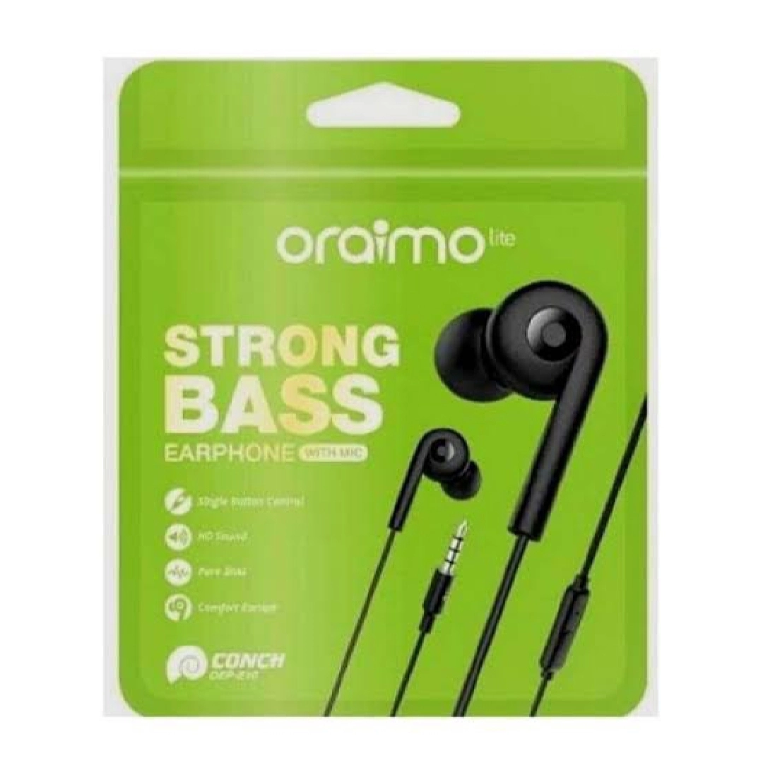 Oraimo Strong Bass Earphone. 100% Original