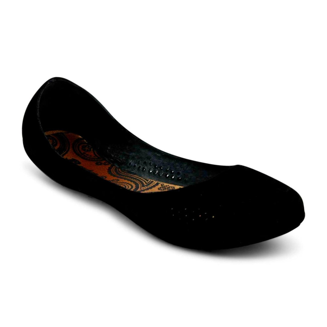 SHAKIRA Ballerina Original Babar Flat Ladies Shoes Black Color Uk 3-6