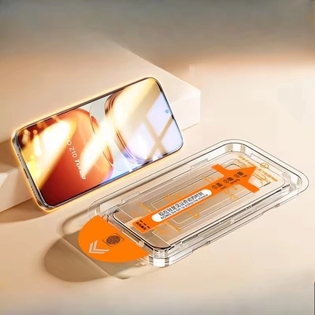 IQOO Z10 Turbo pro Screen Protector Auto matic installed