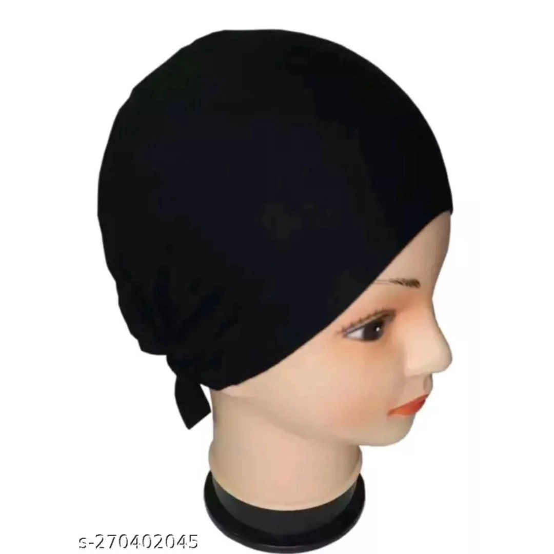Comfortable Inner Cap for Wearing Hijab - black hijab cap hair cap hair ...