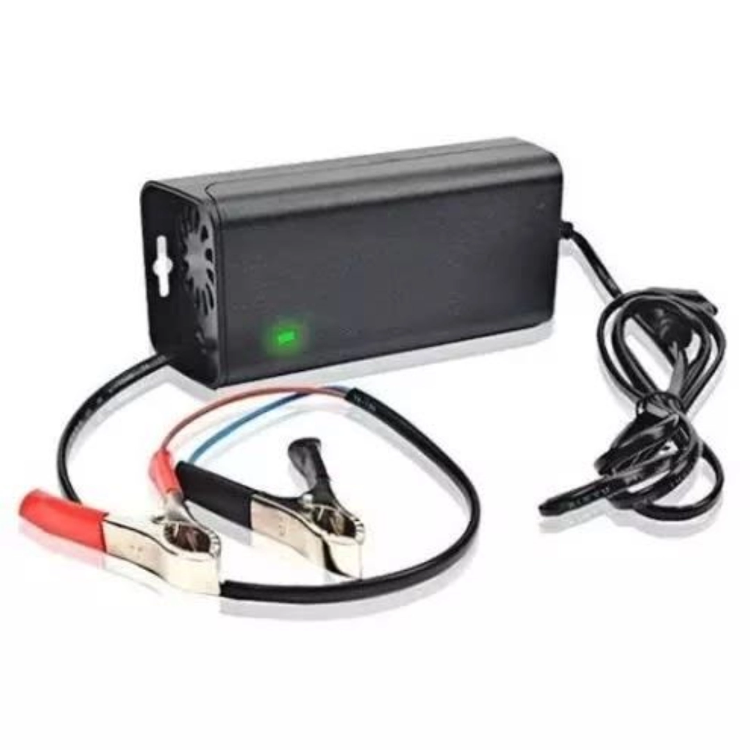 Dc 12V 5A Mini Smart Fast Battery Charger With Cooling Fan