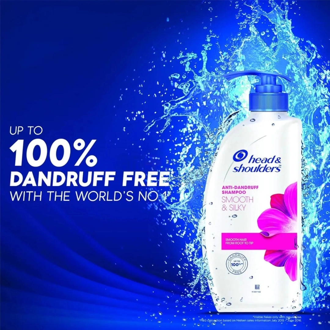 Head and Shoulders Anti Dandruff Smooth and Silky Shampoo 650ml