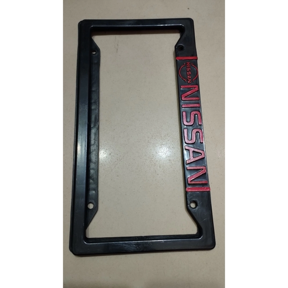 NISSAN Number Plate Frame Car License Plate plastic Casing / Frame 1Set ...