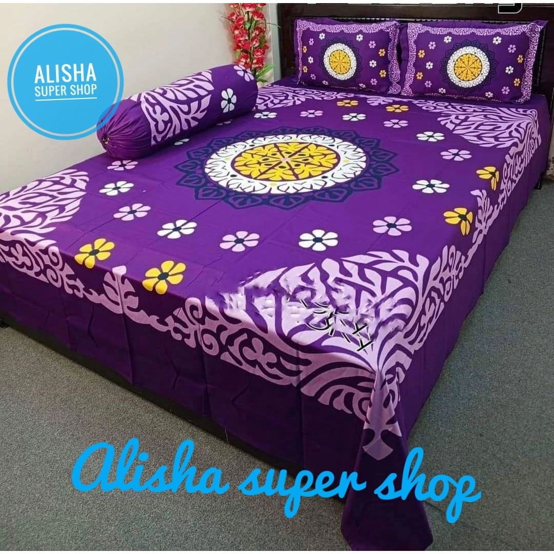 Luxury Digital Bed Sheet Set – 3 Pcs