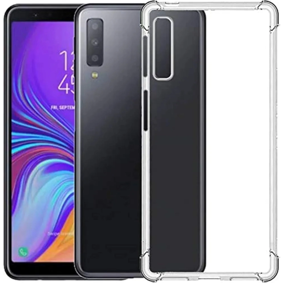 Samsung Galaxy A7-2018 Transparent Clear Slim Soft Cover Skin Gel TPU ...