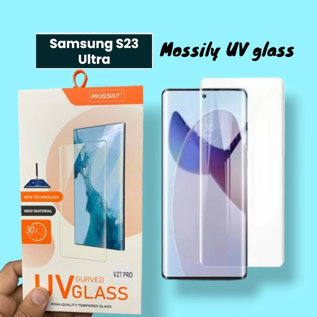 Samsung Galaxy S23 Ultra Mossily Full HD Curved Edge Liquid UV Tempered ...
