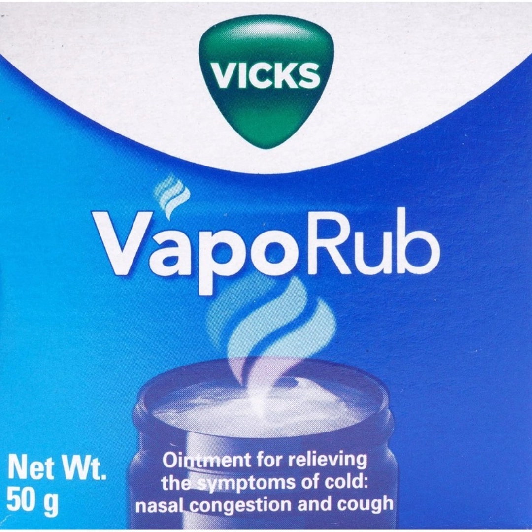 Vicks VapoRub Ointment for Cold relief 50g - Dubai