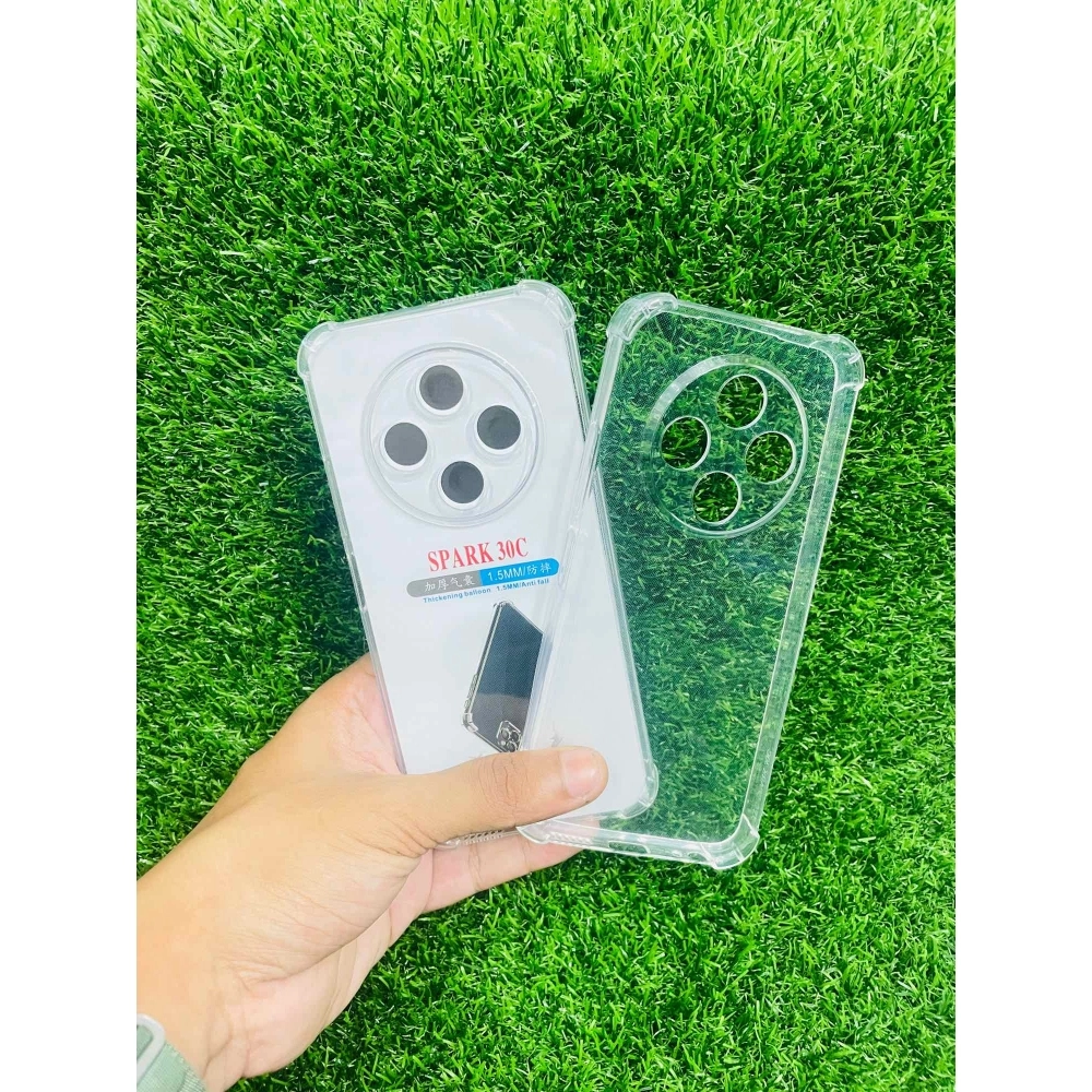 Soft Transparent Shockproof Tpu Back Case For Spark 30C