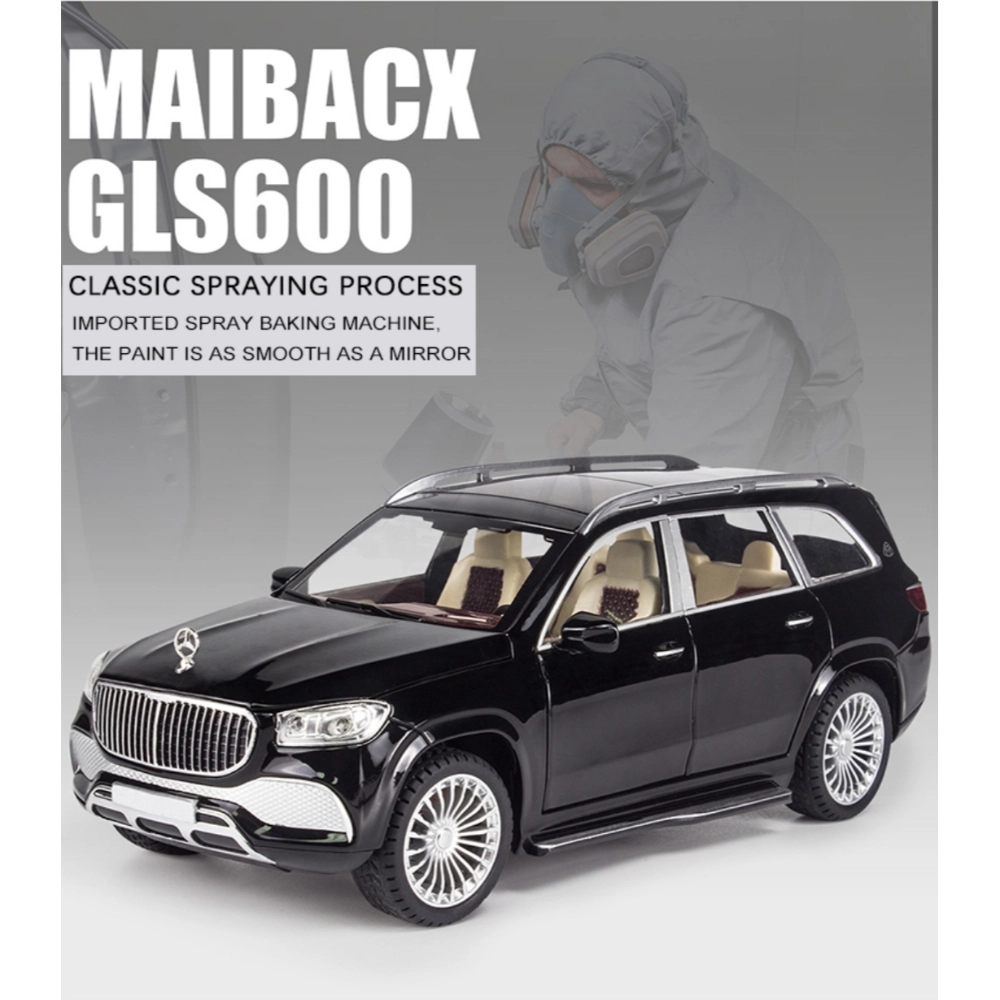 1 PC 1:24 Mercedes Maybach GLS 600 Diecast Alloy Car ChiMei Luxurious ...