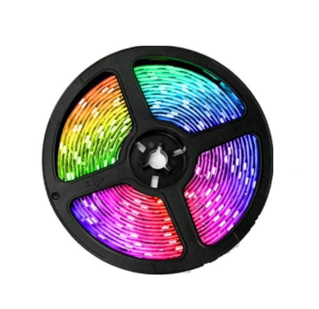 High Quality SMD 2835 DC 12V LED Strip Light with Remote 5 Meters RGB ...