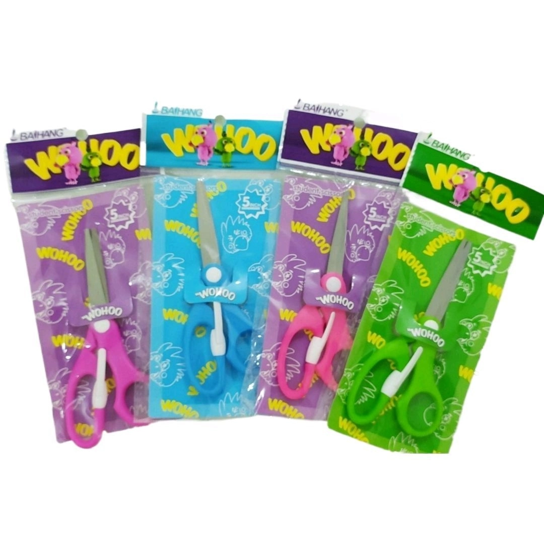 01 Pcs Plastics Scissors 5" / Student Scissors - Multipurpose Use