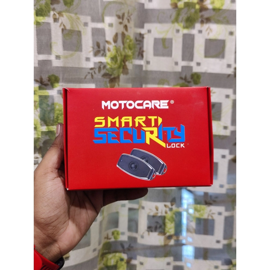 Durable Premium Quality Motocare Smart Bike Lock Security Device by Motoree Bangladesh