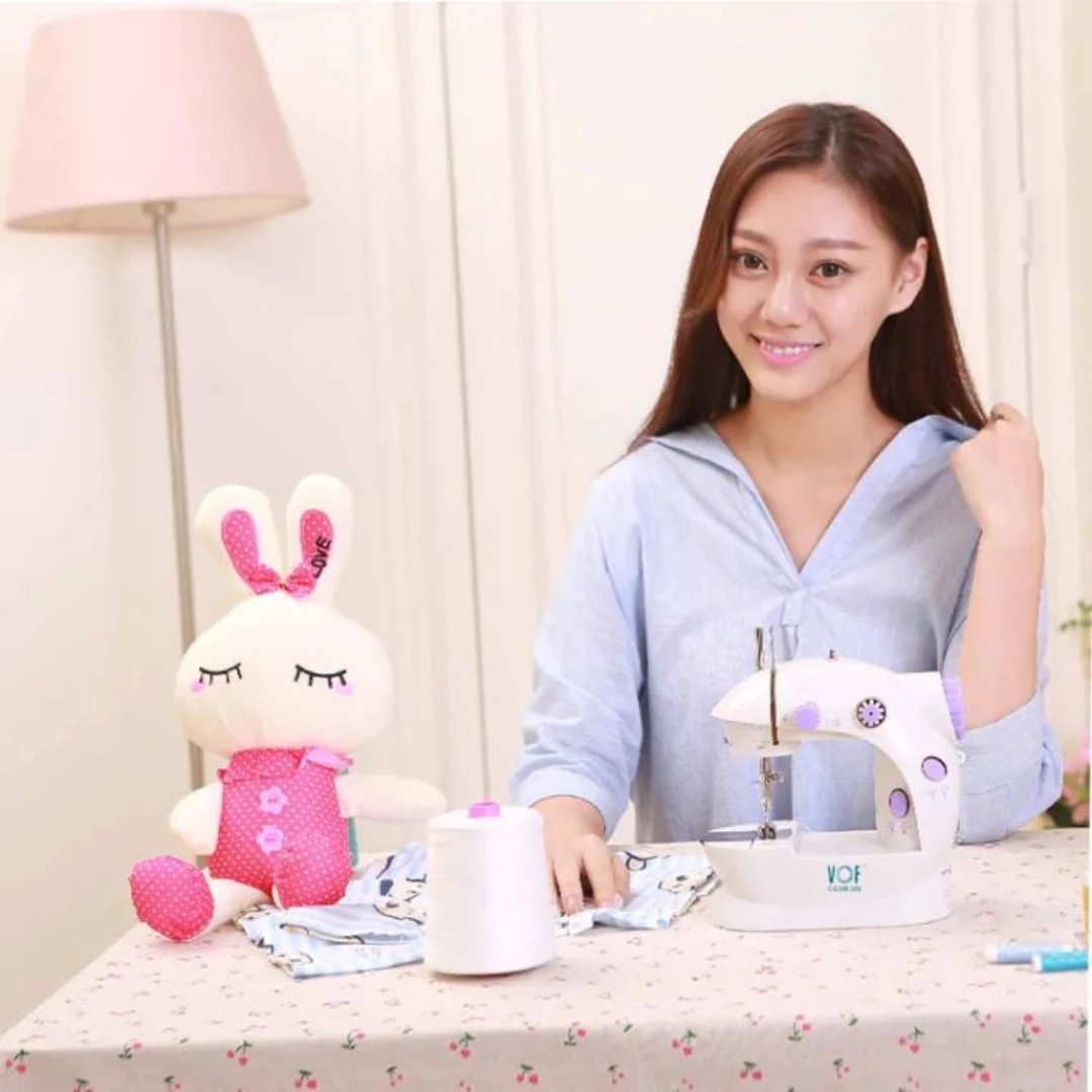VOF CGSM202 Best Quality ABS Material 5 in 1 Mini Sewing Machine - Dual ...