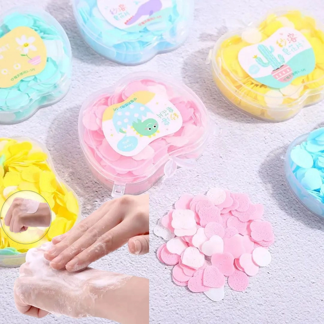 Travel Disposable Hand Washing Tablets Students Carry Soap Tablets Hand ...
