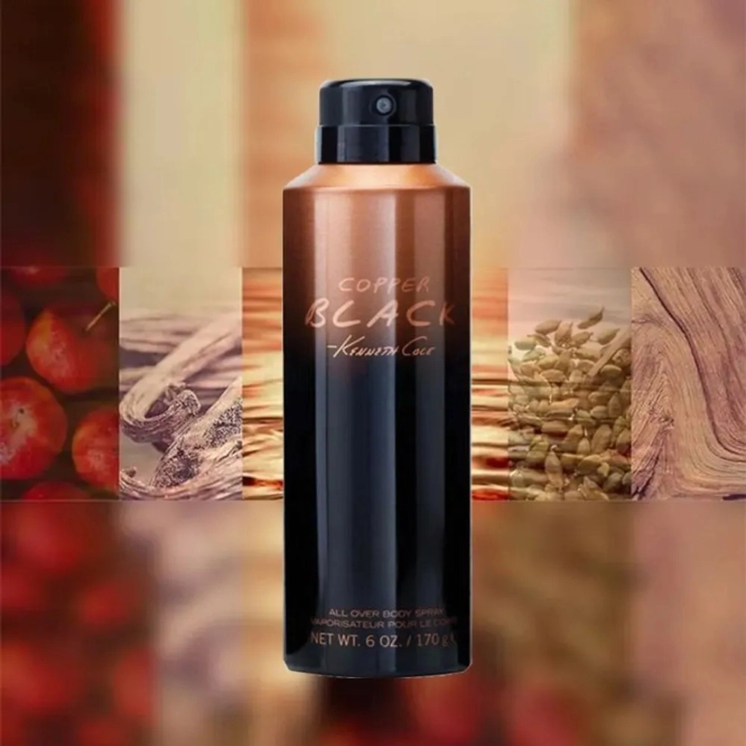 Kenneth Cole Copper Black All Over Body Spray, 170g