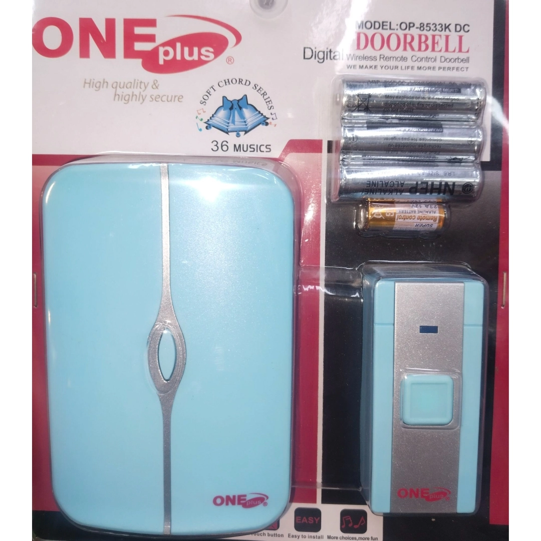 One Plus Wireless Electronic Door Bell; High Qualty and Highly Secure ...