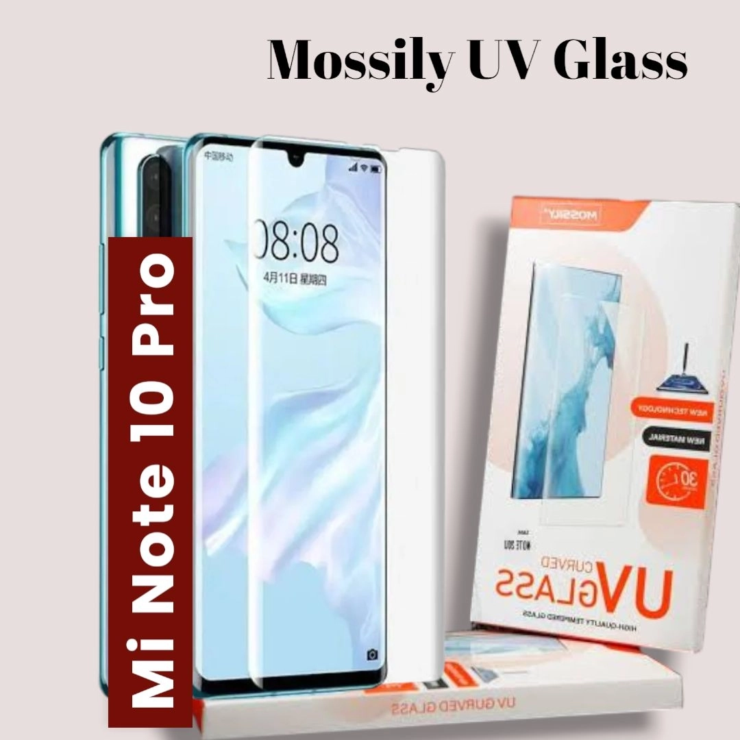 For Xiaomi Mi Note 10 Pro Mossily Full HD Curved Edge Liquid UV ...