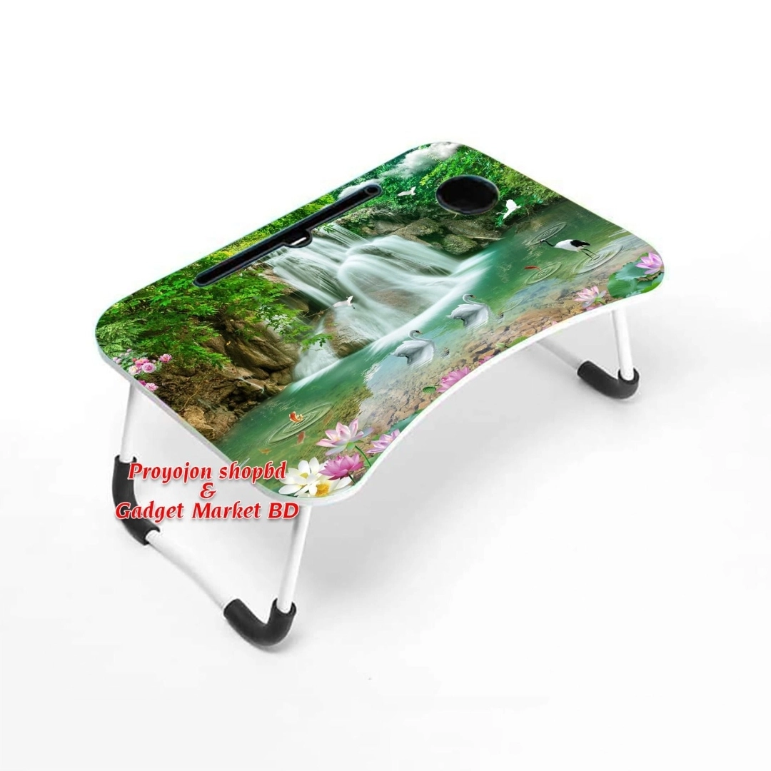 Waterproof Foldable Laptop Table And Kids Reading Table Without Drawer