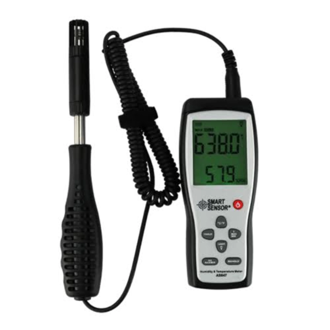 Digital Temperature & Humidity Meter Smart Sensor AS847 – Probe Type ...