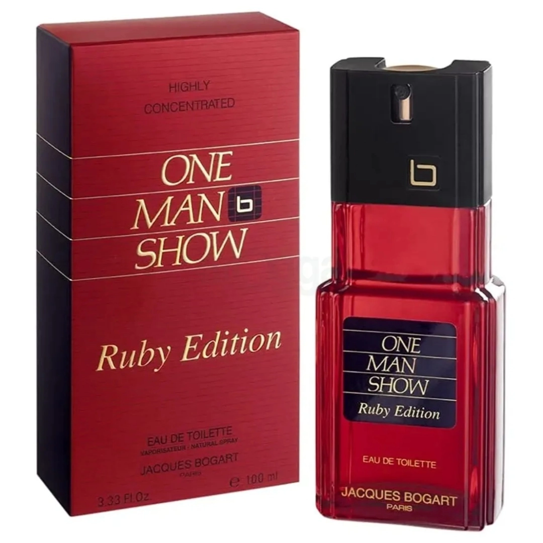 Jacques Bogart One Man Show EDT Spray Ruby Edition for Men