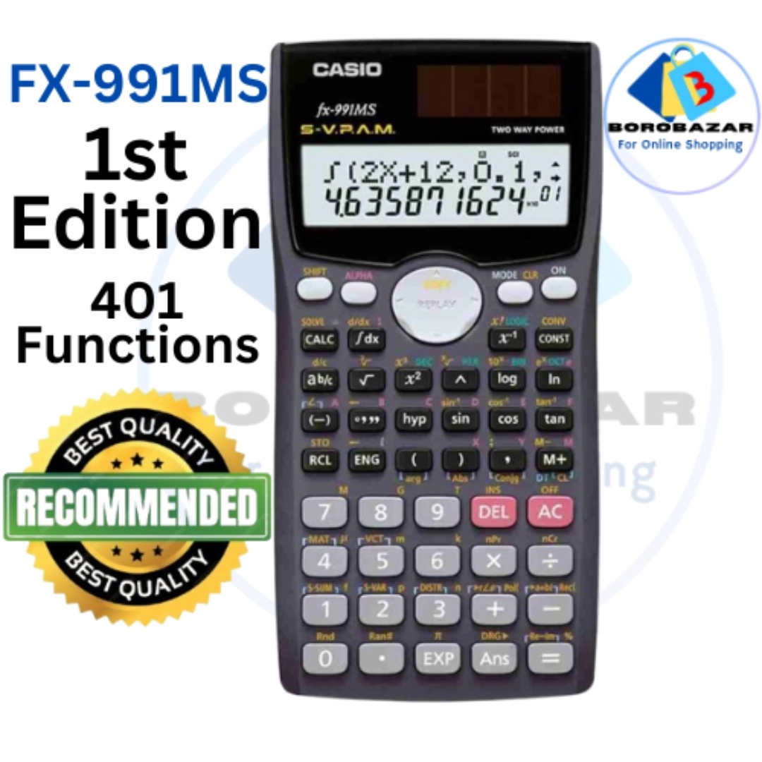 Fx-991MS Calculator, 991ms scientific calculator, fx 991ms scientific ...
