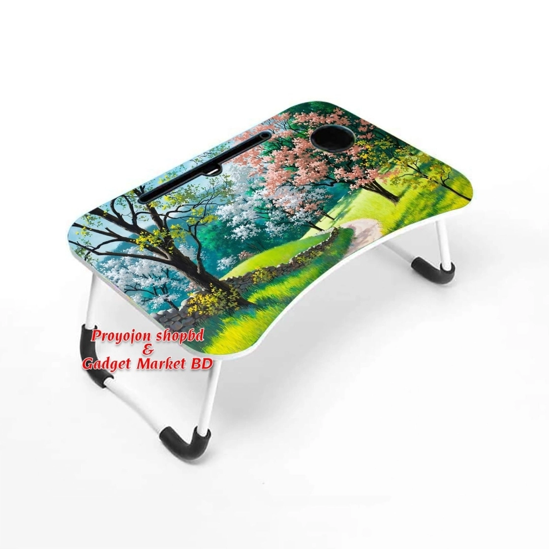 Waterproof Foldable Laptop Table And Kids Reading Table Without Drawer