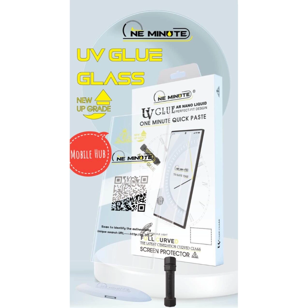 One Minute Uv Light Adhesive Tempered Glass Screen Protector For ...