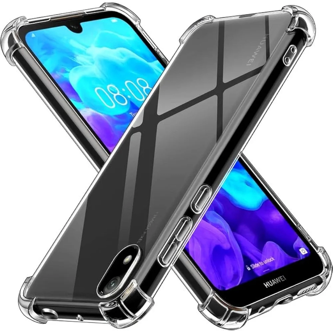 Huawei Y5 2019 Transparent Clear Slim Soft Cover Skin Gel TPU Case ...