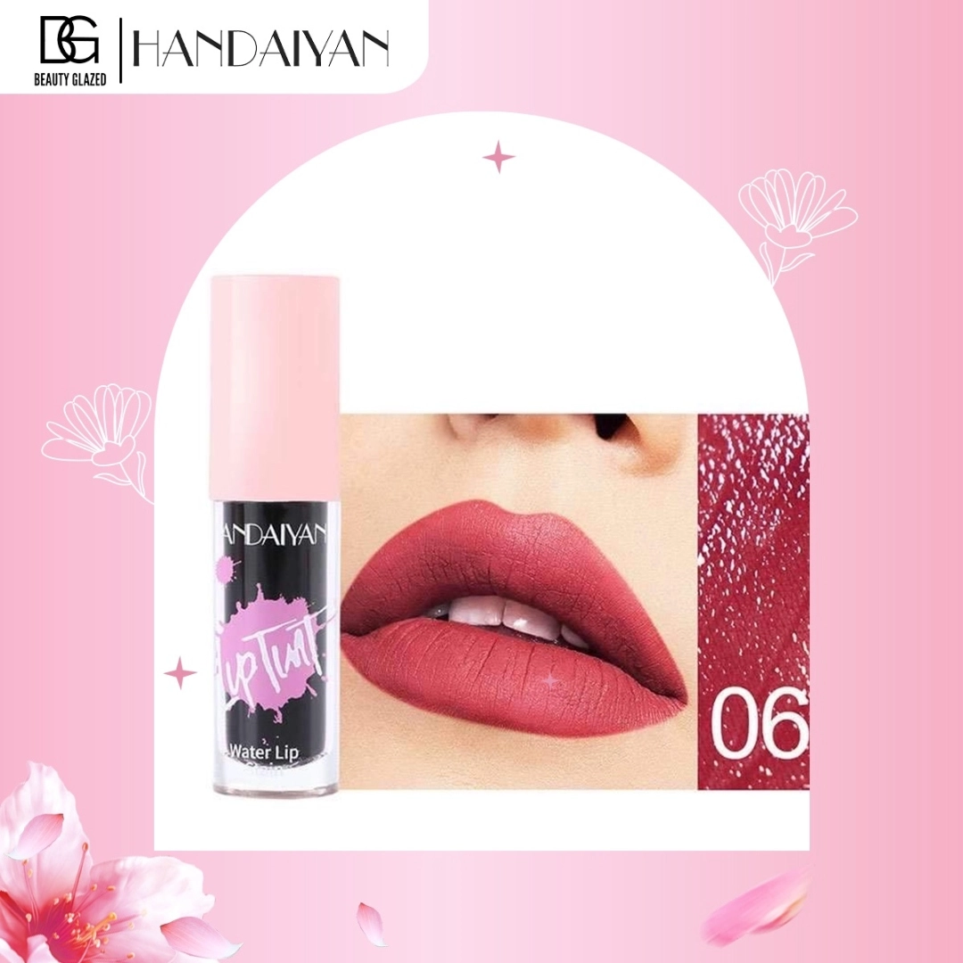 Handaiyan 2 In 1 Blusher & Lip Water Tint Makeup, Matte Velvet Watery ...