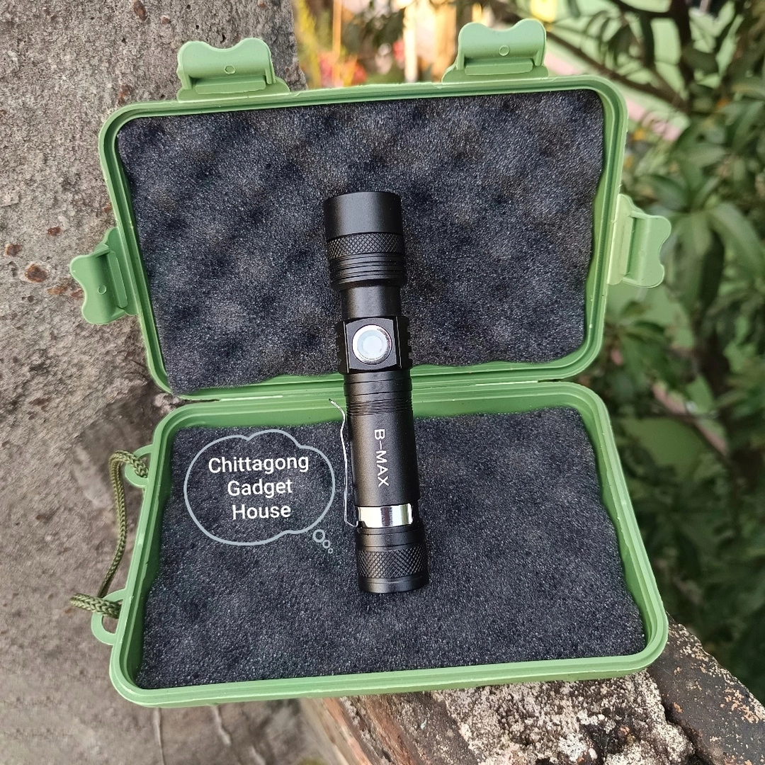 B-MAX High Power Metal Body Rechargeable 3 Modes Zoomable Outdoor ...