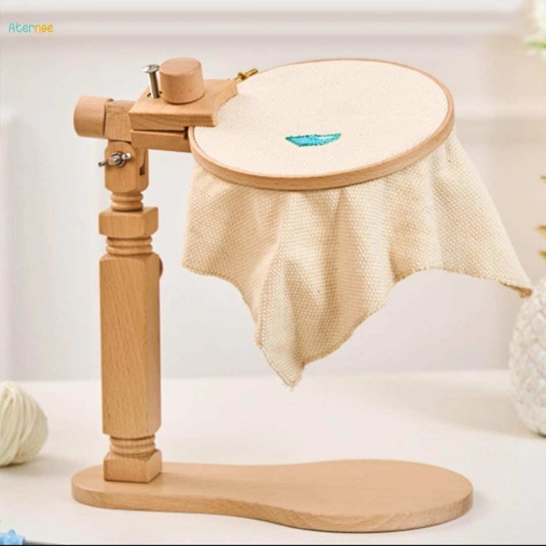 Embroidery Hoop Stand Wooden Embroidery From Stand