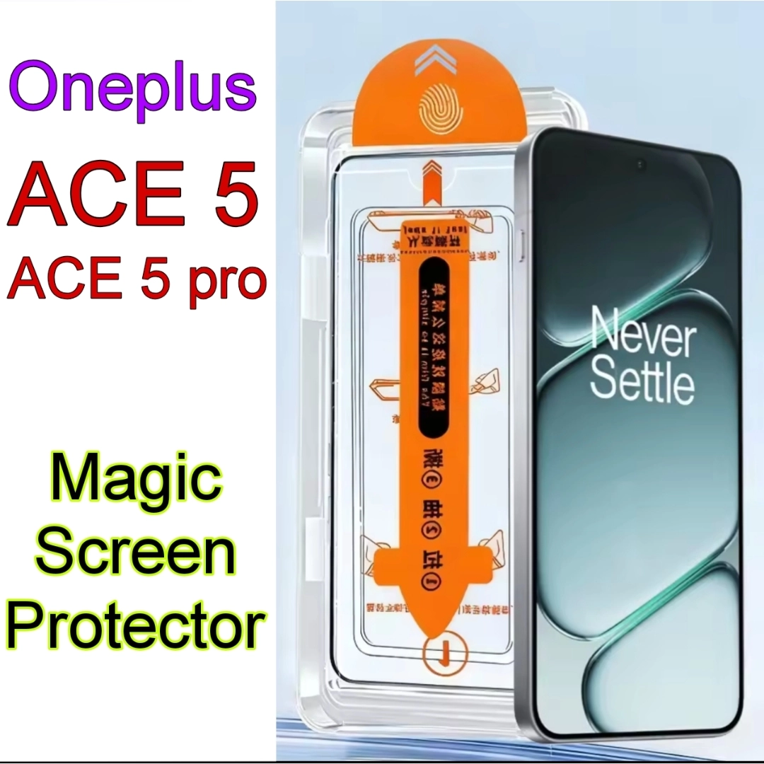 Oneplus ACE 5 / ACE 5 pro Screen Protector Auto matic installed