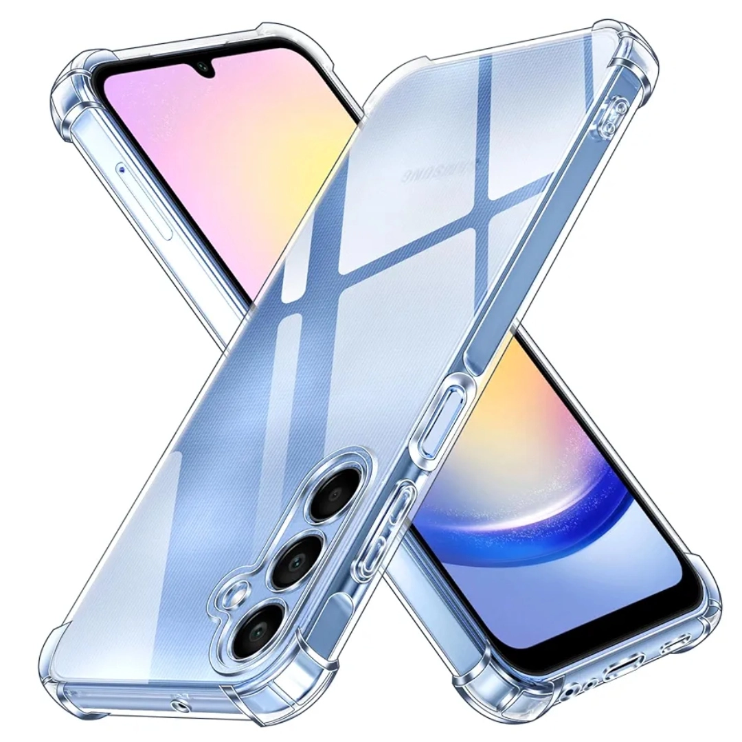 Samsung Galaxy A25 Transparent Clear Slim Soft Cover Skin Gel TPU Case ...