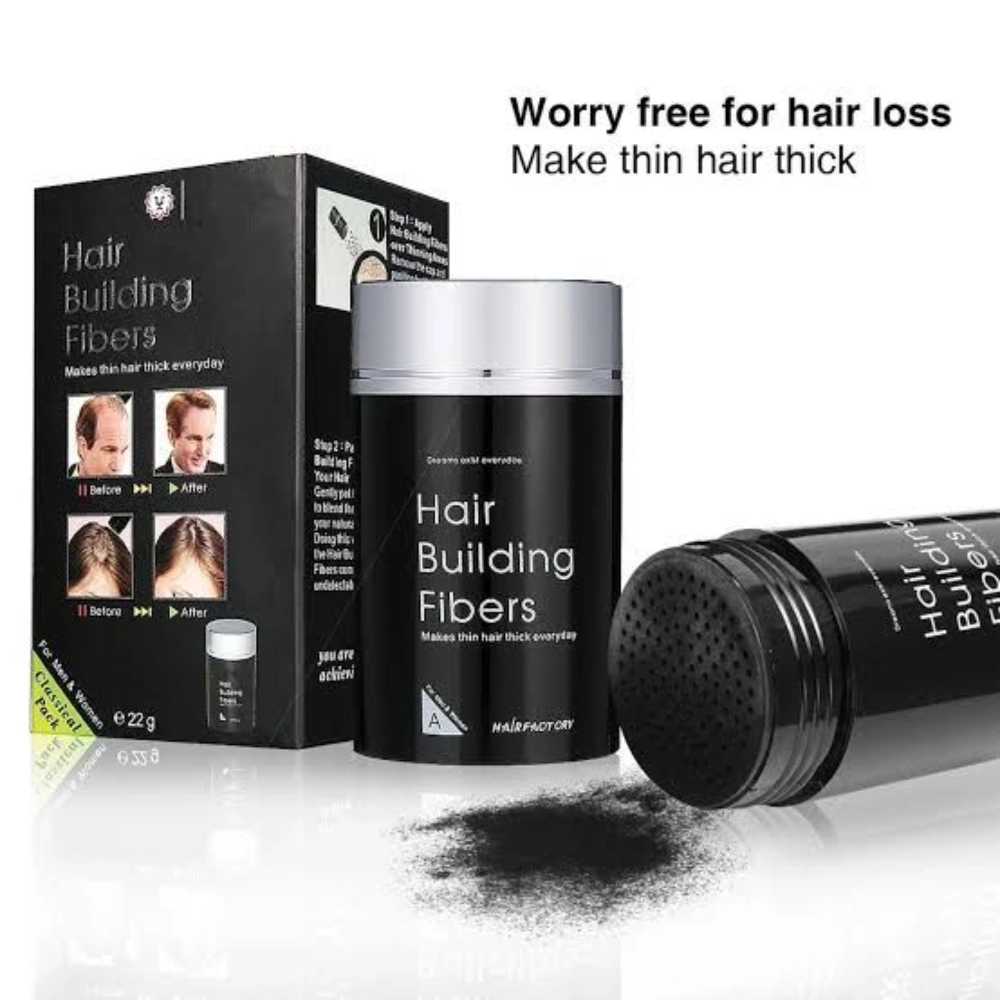 Authentic Dexe Hair Building Fiber Dark Brown 22g
