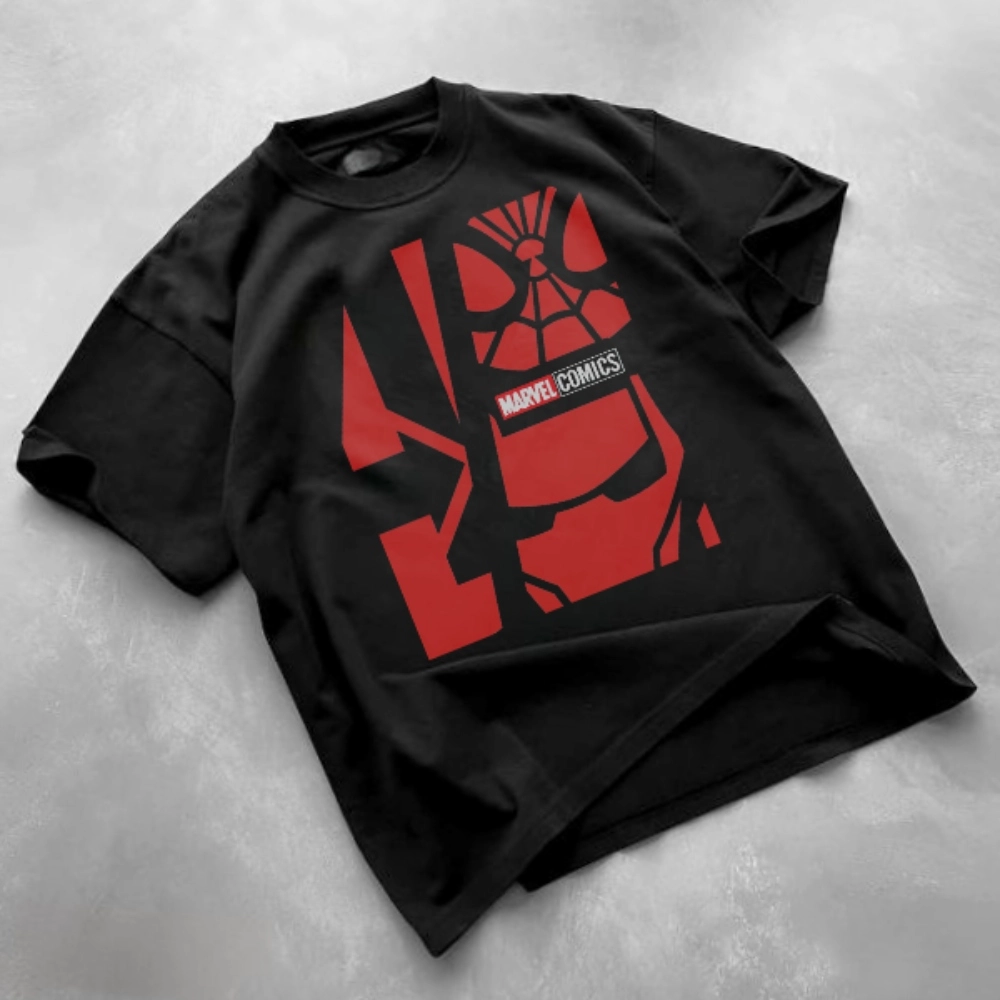 Marvel Comics Poster T-Shirt | Premium Quality | Spider-Man Graphic ...