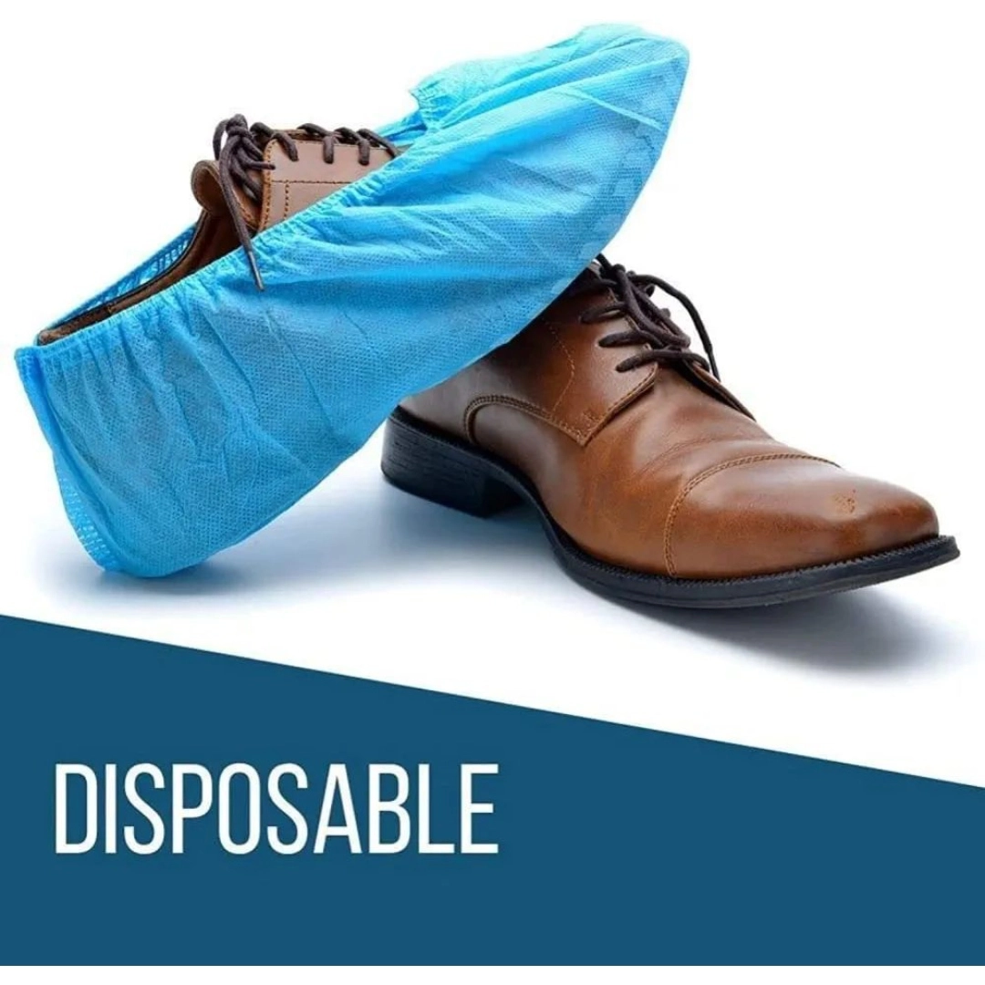 Shoe Covers Disposable Non Slip 100 Pack (50 Pairs) Boot Cover Booties ...