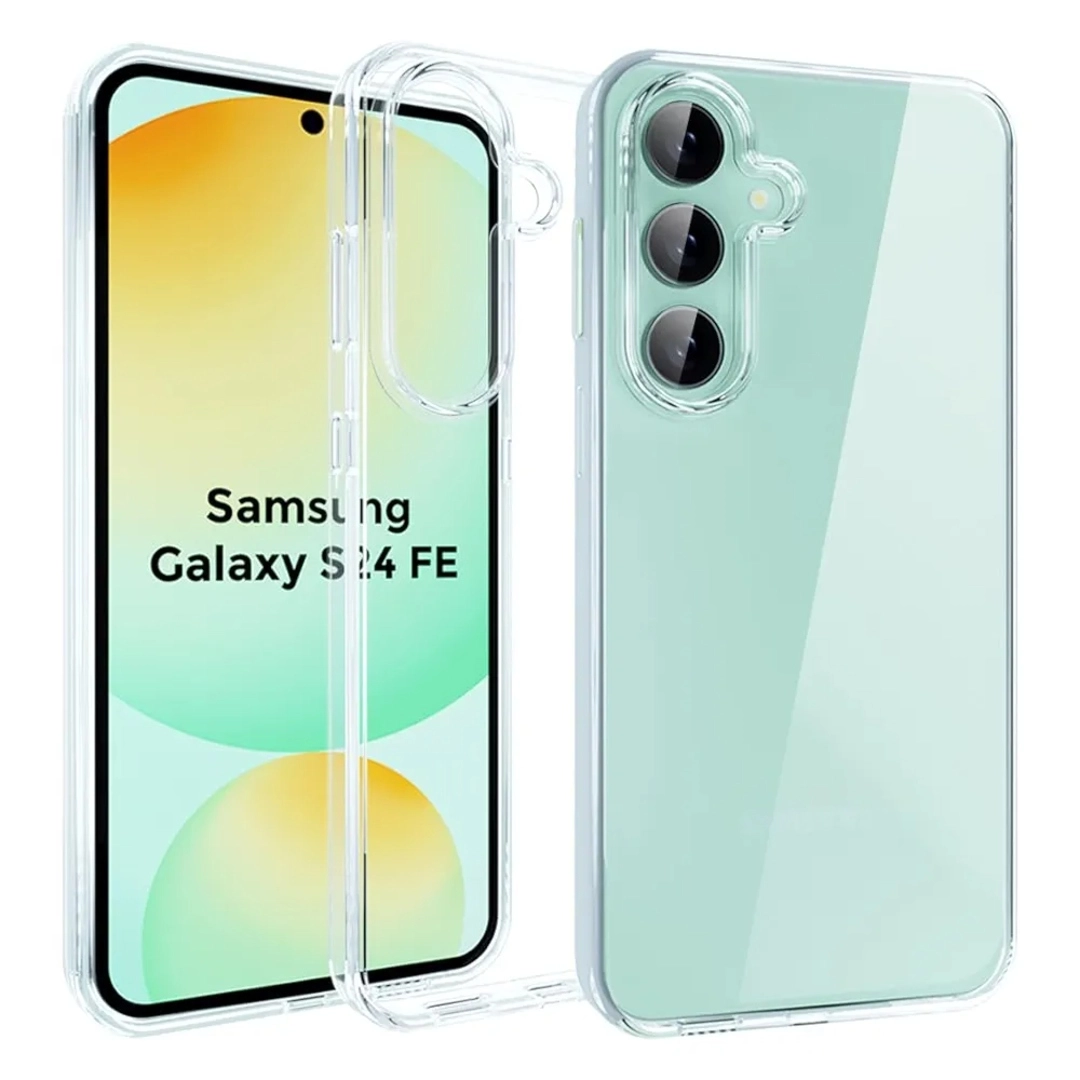 Samsung Galaxy S24 Fe Transparent Clear Slim Soft Cover Skin Gel TPU ...