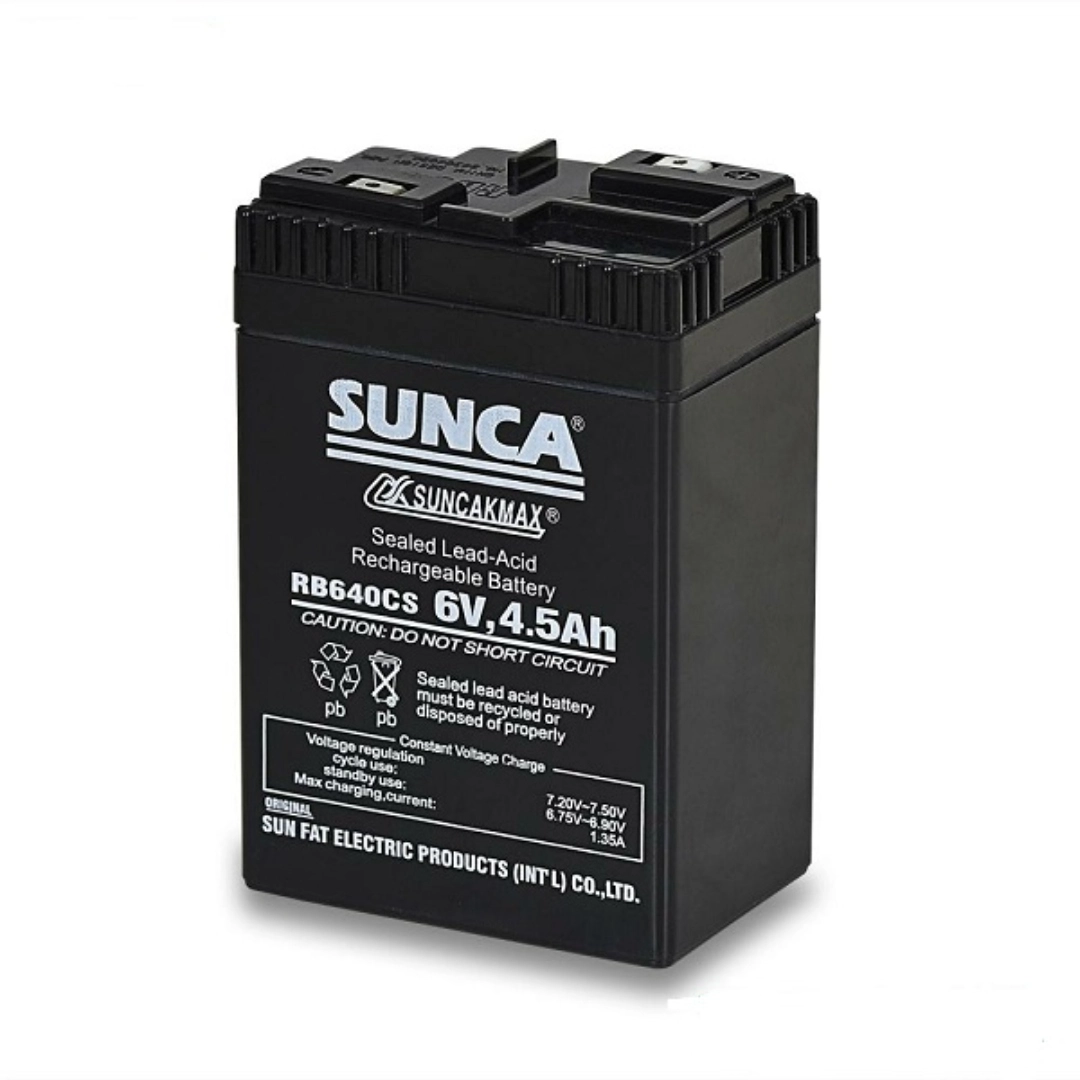 Sunca 6V 4. 5 Ah Kennede Seal Acid Rechargeable Battery For Fan Toys ...
