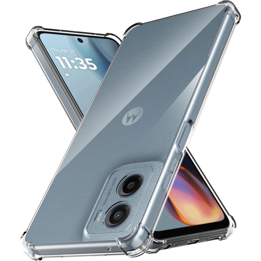 Motorola E15 Transparent Clear Slim Soft Cover Skin Gel TPU Case Cover ...