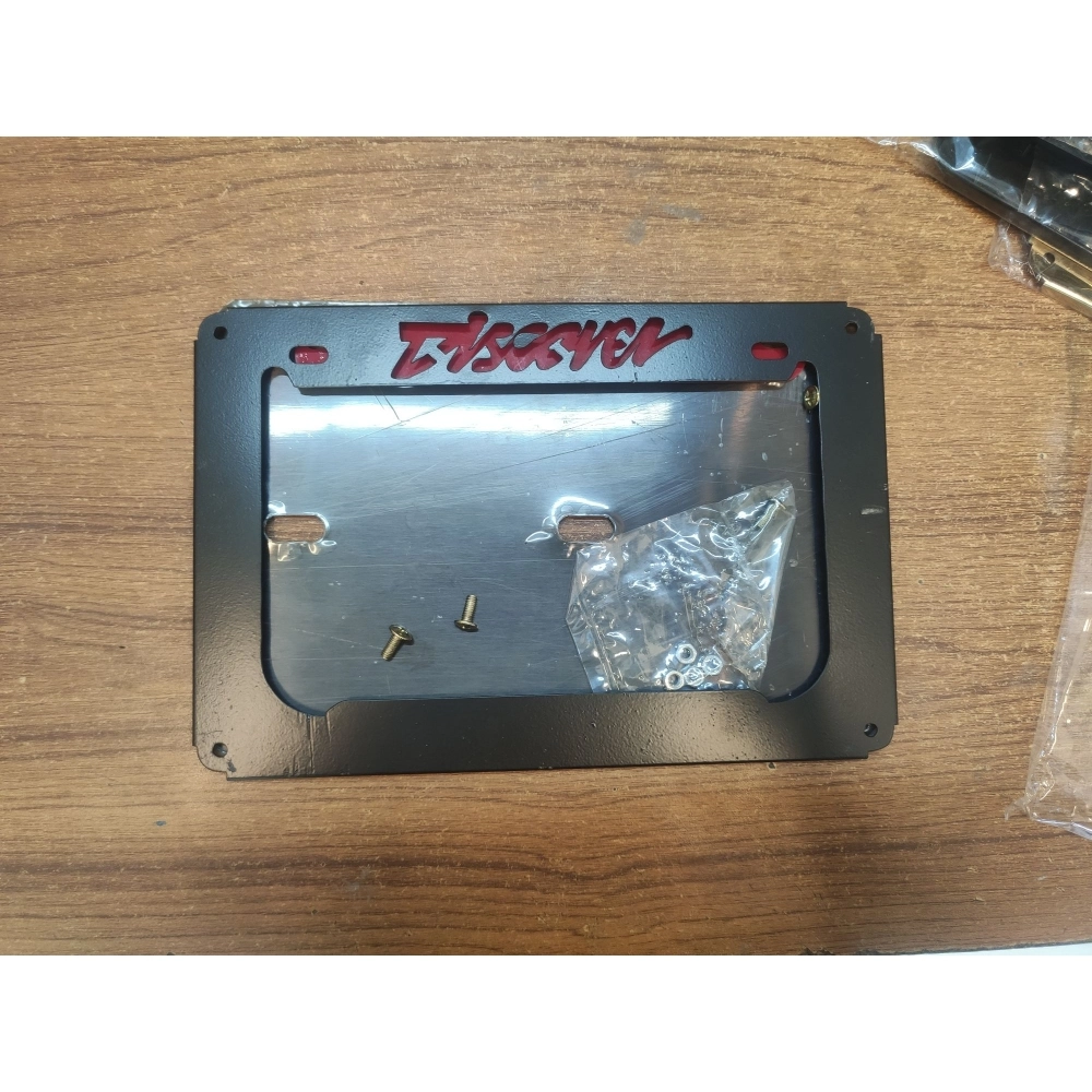 Bajaj Discover Digital Number Plate Cover Metal