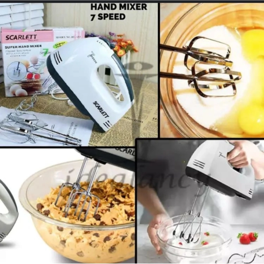SCARLETT Super Hand Mixer Electric Egg Beater and Mixer