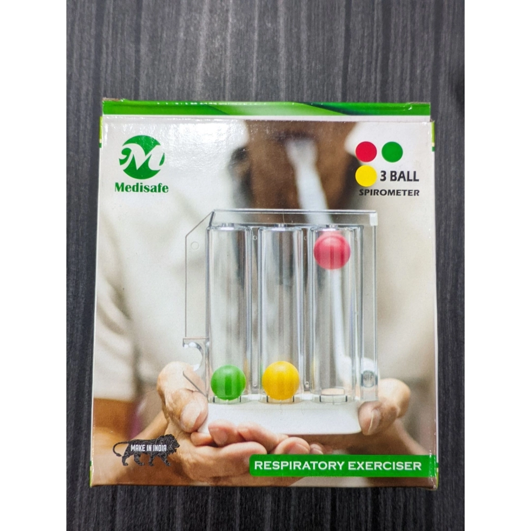 3-Ball Deep Breathing Exerciser Lung Deep Breath Trainer Incentive ...