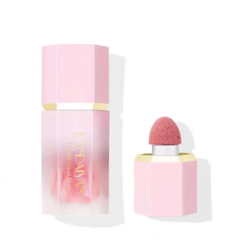 Handaiyan Rose With Fine Glitter Liquid Blush-02